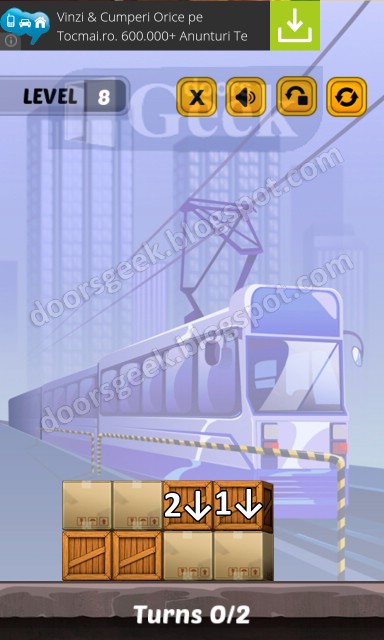 Swap The Box [Train] Level 8 Solution ~ Doors Geek