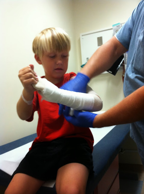 The Starnes Family: And Then Jack Broke His Arm