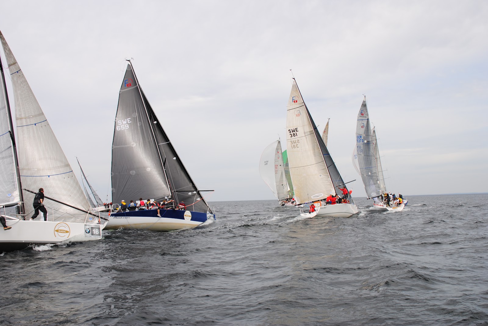 Öresund regatta: Farr 30 World Championship 2012 - Båstad - Day one race 1