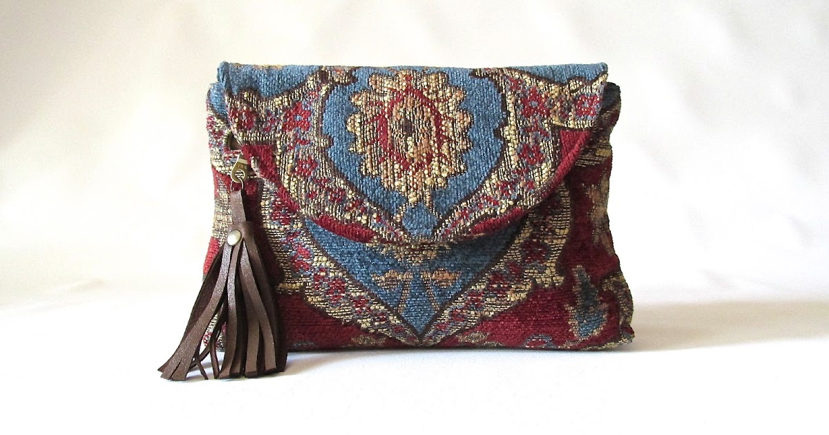 Laboratory of Fashion: Boho Tapestry bag clutch purse, medallion clutch ...