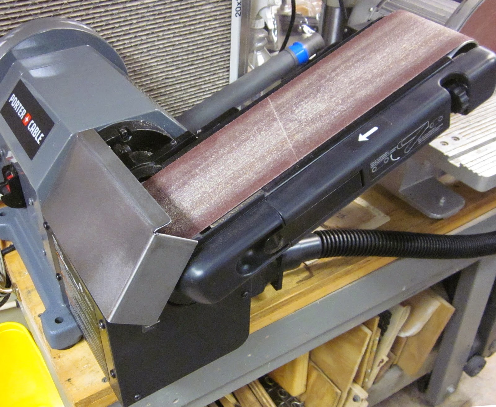 MI Shop Tools Inventions: PORTER-CABLE Bench Belt/Disc Sander ...