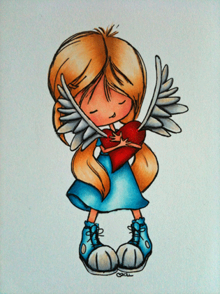 Marcy Made It: Tiddly Inks Digital Stamp Close to my Heart