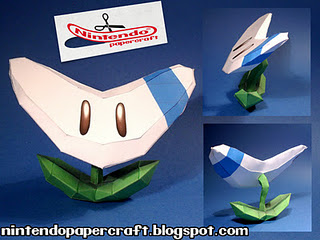 Super Mario Boomerang Flower Papercraft | Papercraft Paradise ...