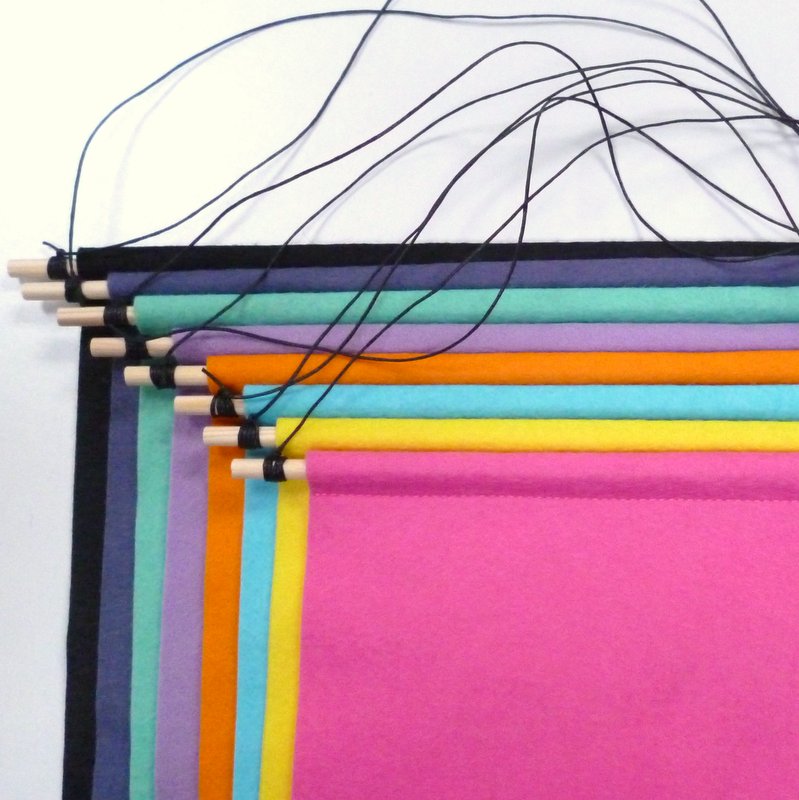 paper-and-string: A rainbow of banners