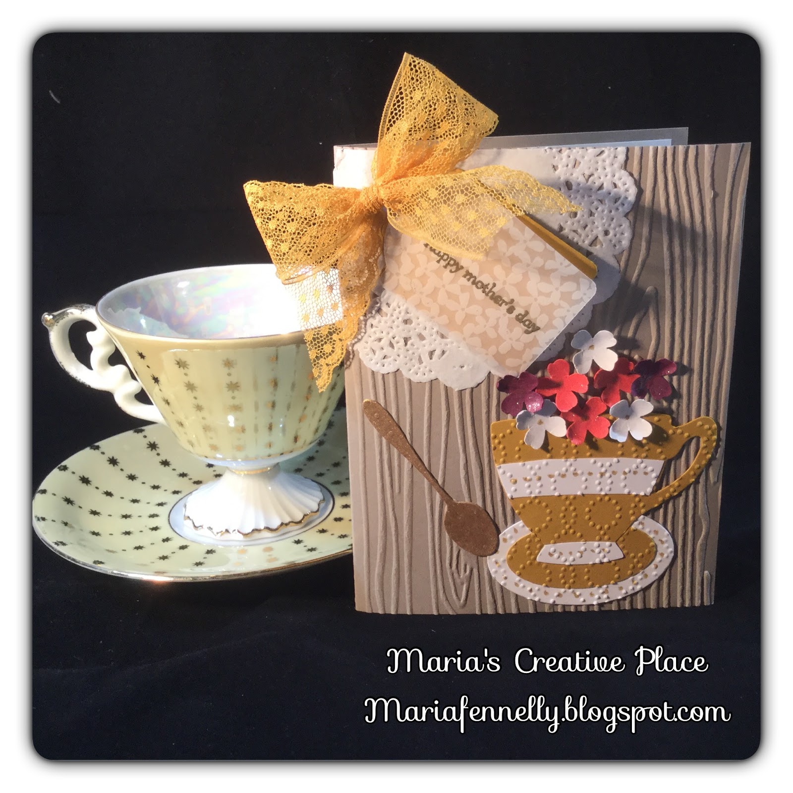 Maria's Creative Place: A Nice Cuppa - Tea Cup Pop Up Card