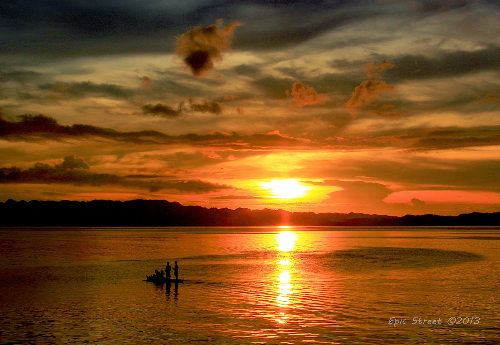 Epic Street :: The Mirror-Like Waters off the Coast of Aroroy, Masbate