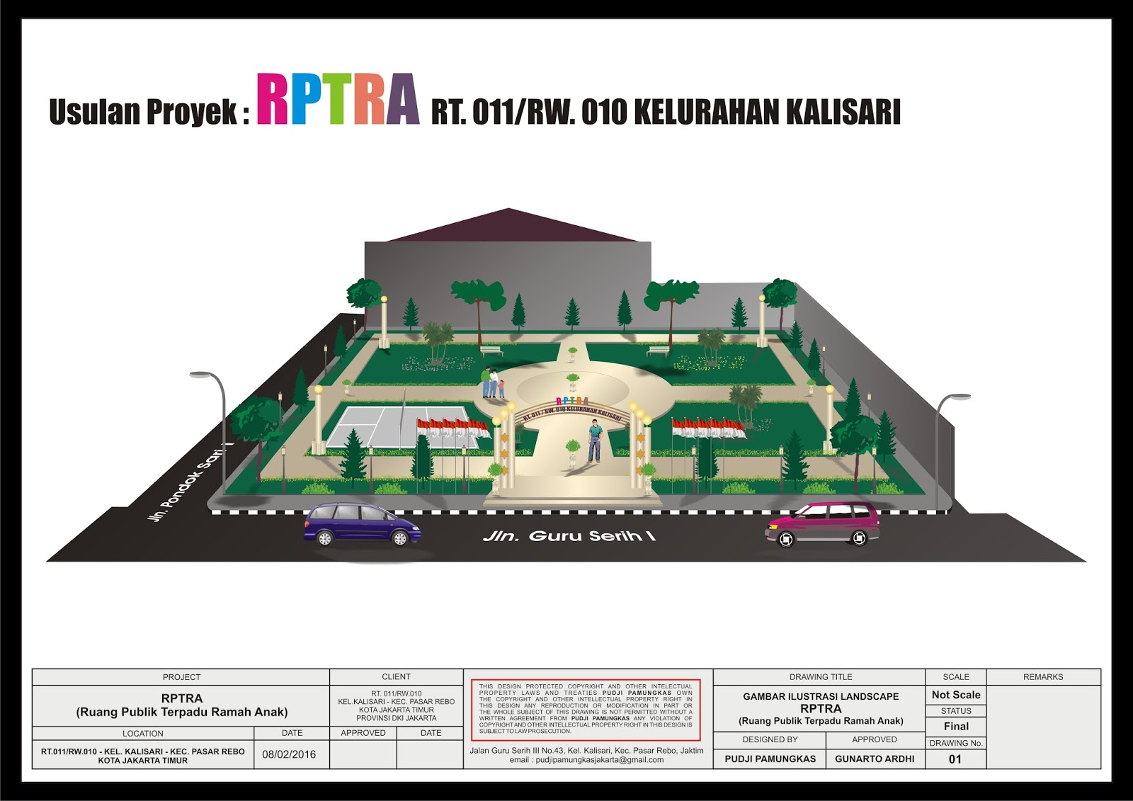 RUKUN WARGA 010 KELURAHAN KALISARI: USULAN PEMBANGUNAN RPTRA