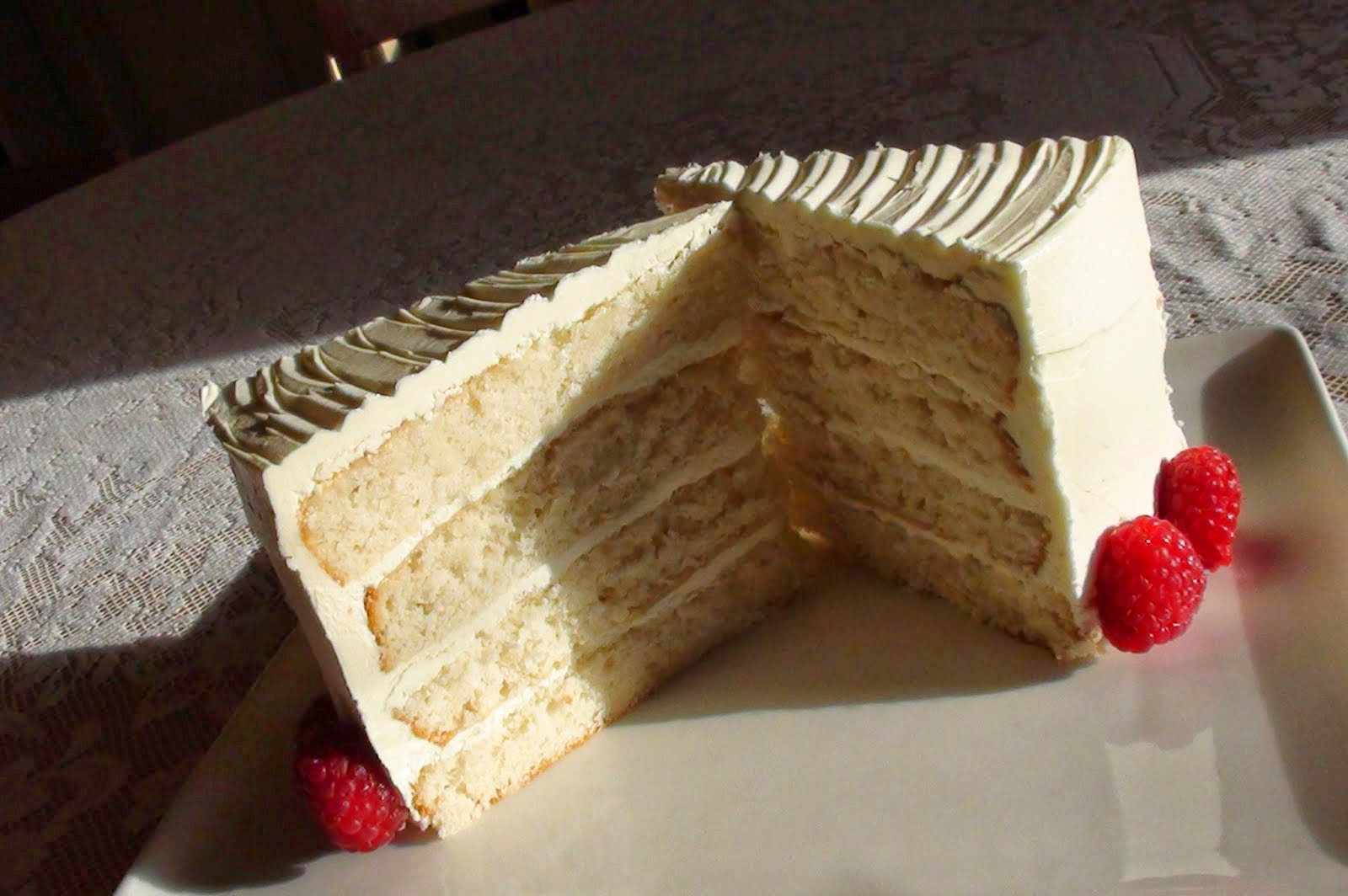 zsuzsa is in the kitchen: WHITE BUTTER CAKE
