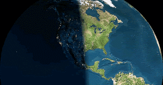 LA TIERRA, LA LUNA Y SUS MOVIMIENTOS: ROTACION