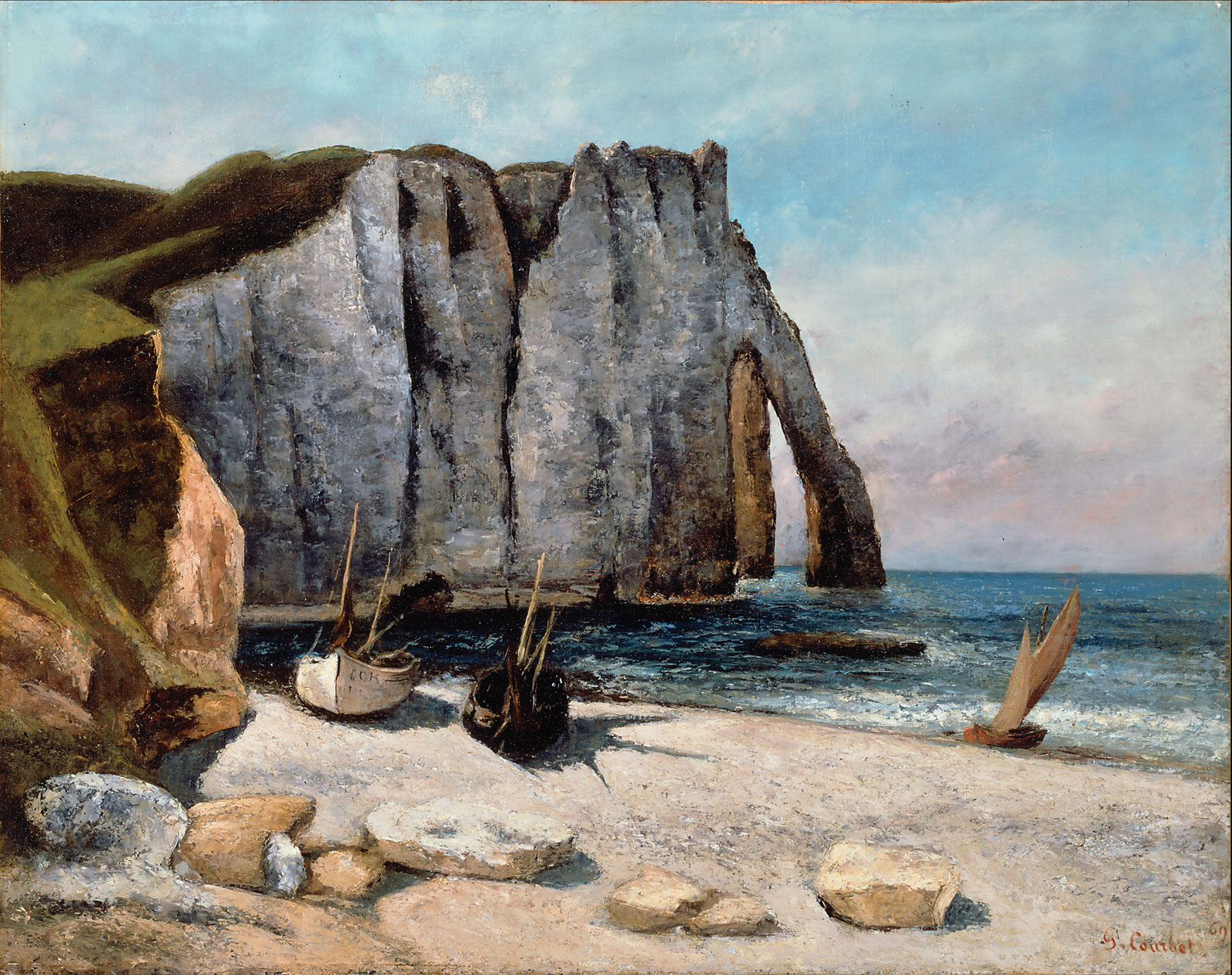 Peinture Française du 19ème Siècle: Gustave Courbet (1869)