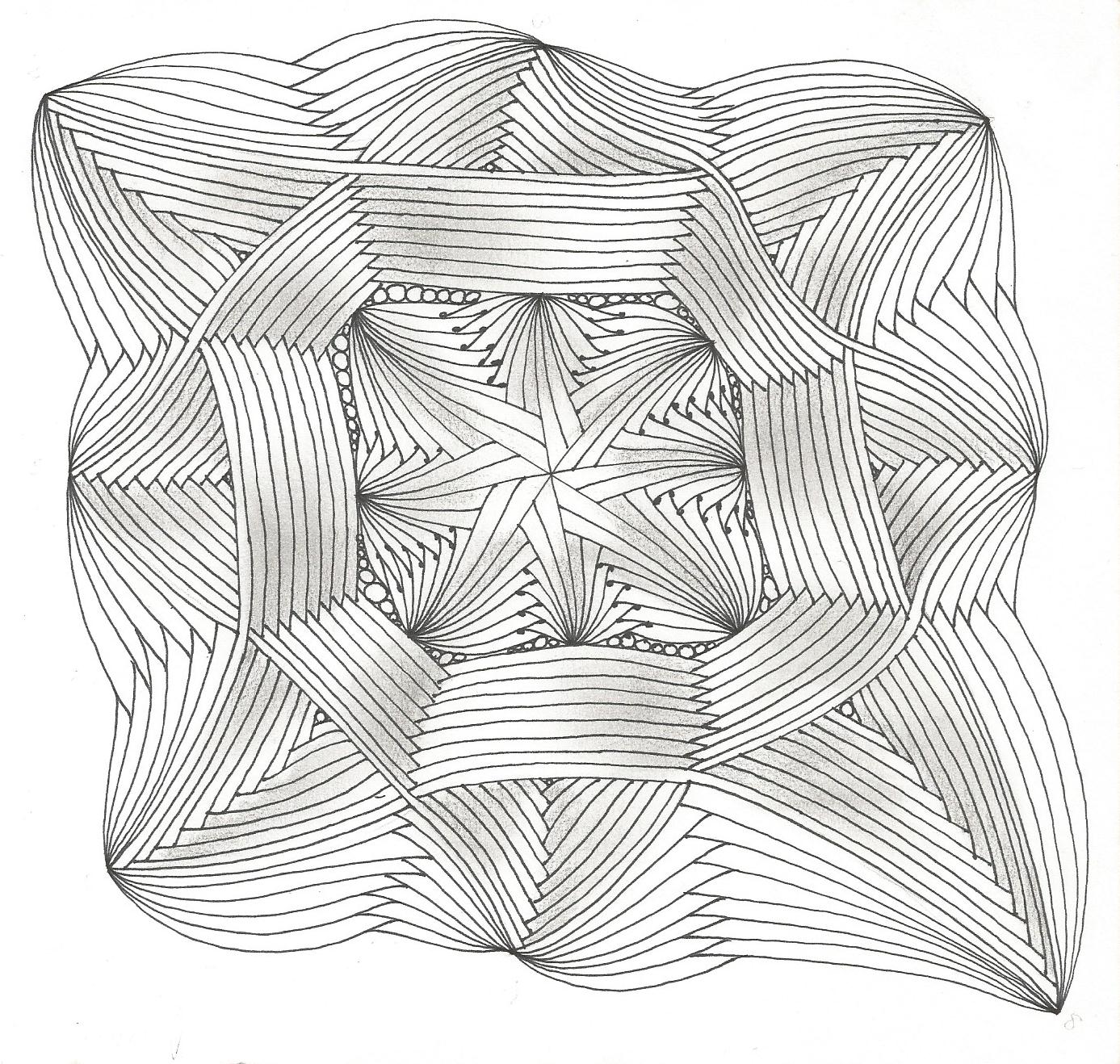 Journey Through Zentangle Art: New Tangle