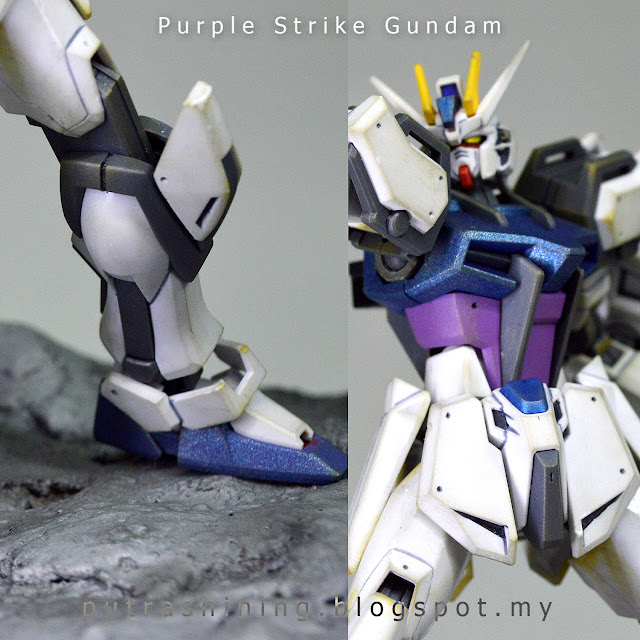 HGCE 1/144 Aile Strike Gundam Custom by Putra Shining "Purple Strike ...
