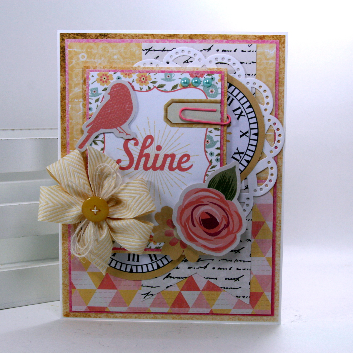 The BoBunny Blog: Be Kind and Shine Greeting Cards with Ginny