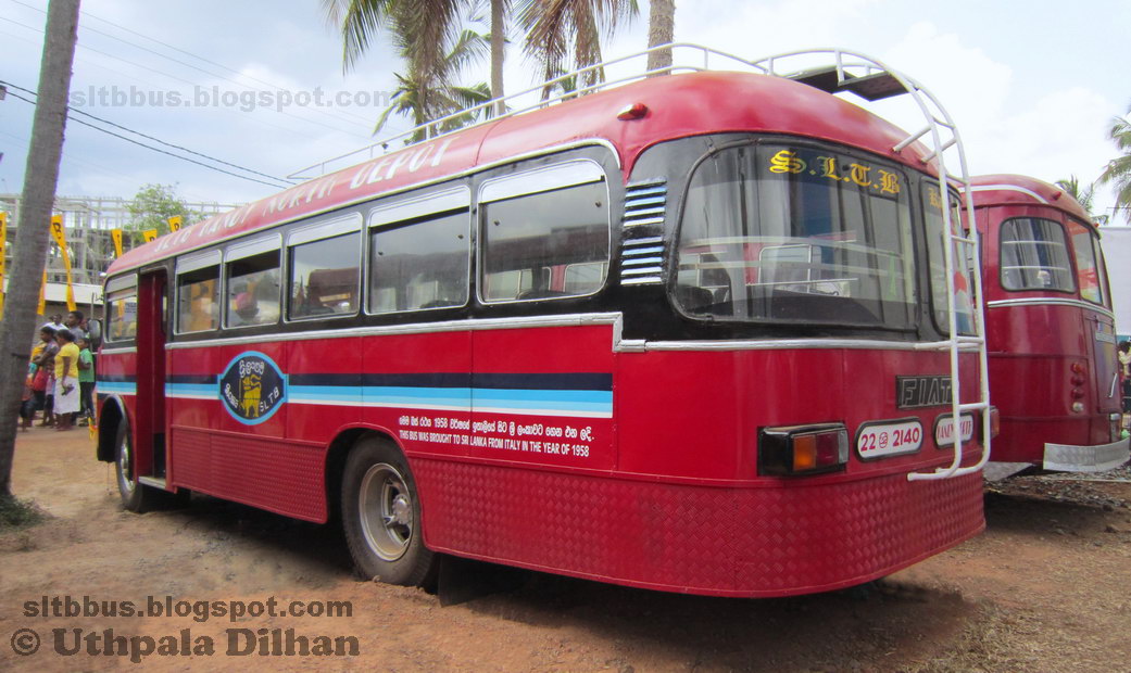 SLTB buses - ශ්‍රී ලංගම බස්: Classic Fiat 642 bus from SLTB Kandy North ...