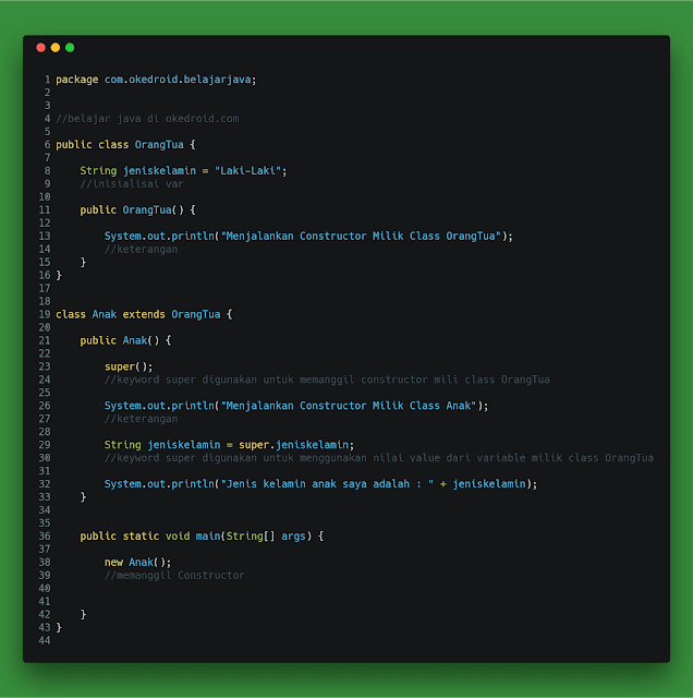 Belajar Mengenal Perbedaan Keyword Super Dan This Di Kegiatan Java ...