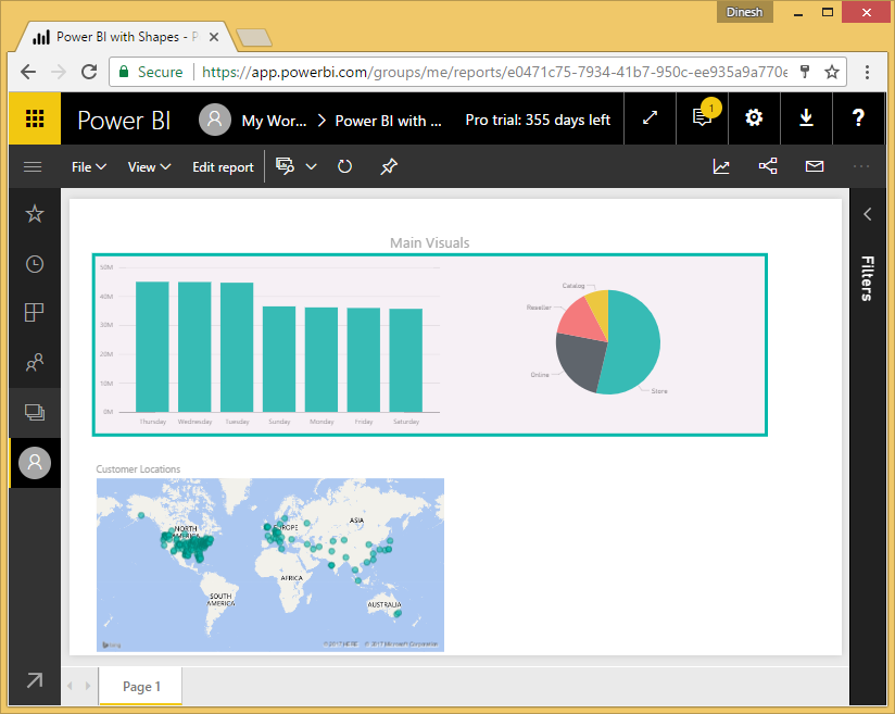 Dinesh's Blog :::: Being Compiled ::::: Power BI - Cannot highlight or ...