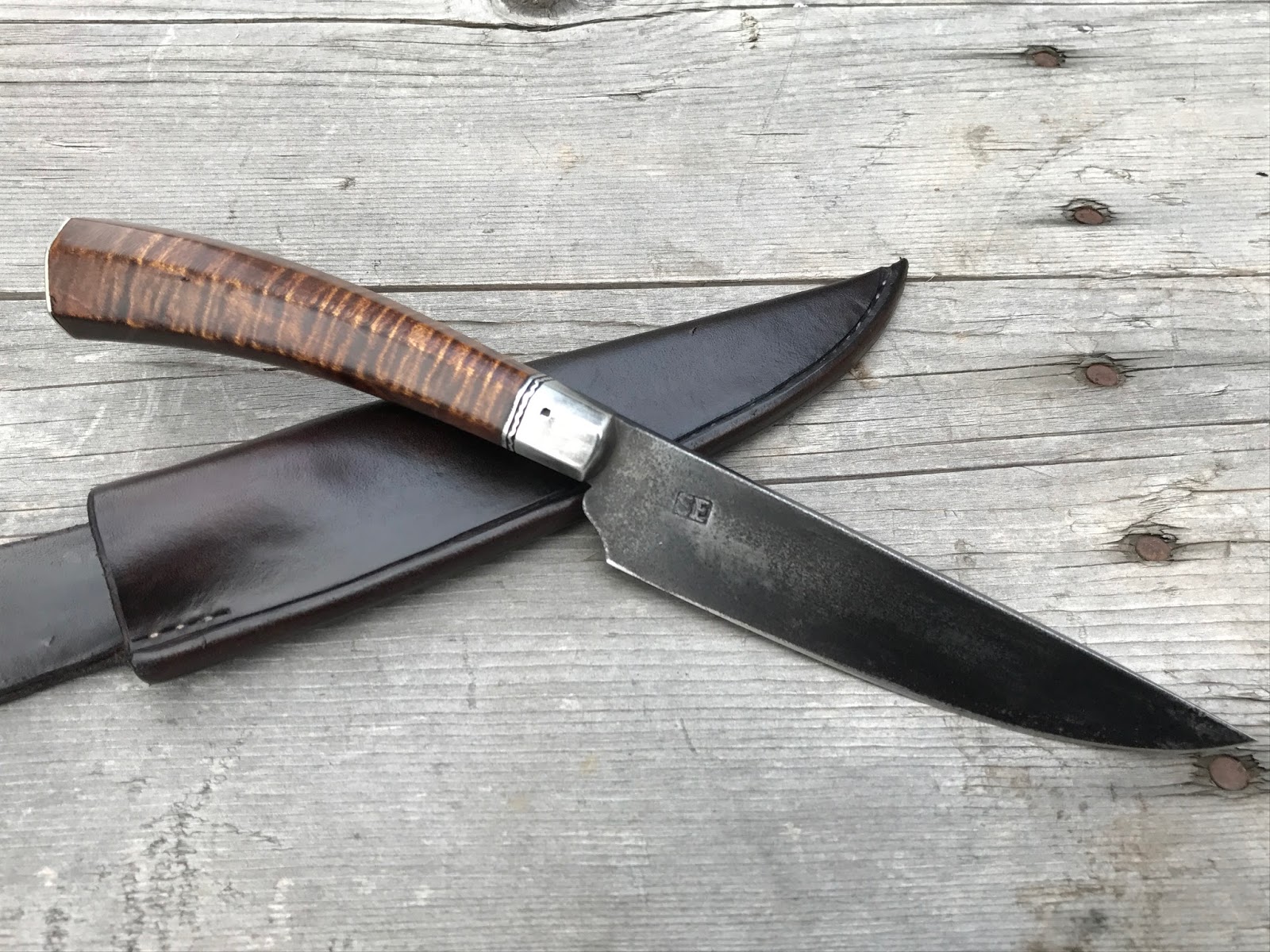 Cabin Creek Muzzleloading: Brad and Shane Emig: Hand Forged Knife by Shane