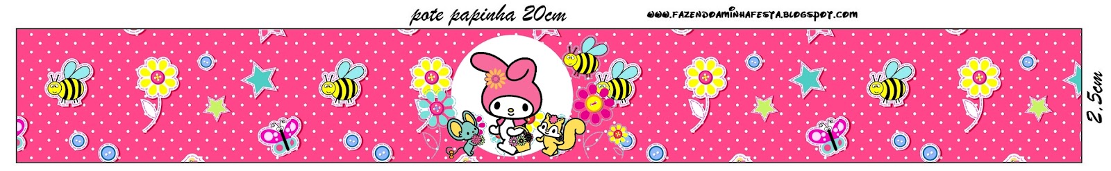 My Melody Birthday Party: Free Printable Candy Buffet Labels. - Oh My ...