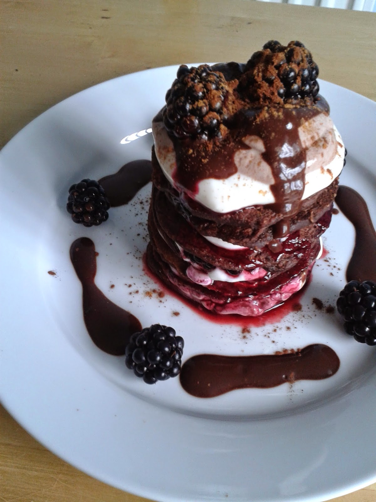 The Edible Whims Of An English Daydreamer: Chocolate Blackberry Oatcakes