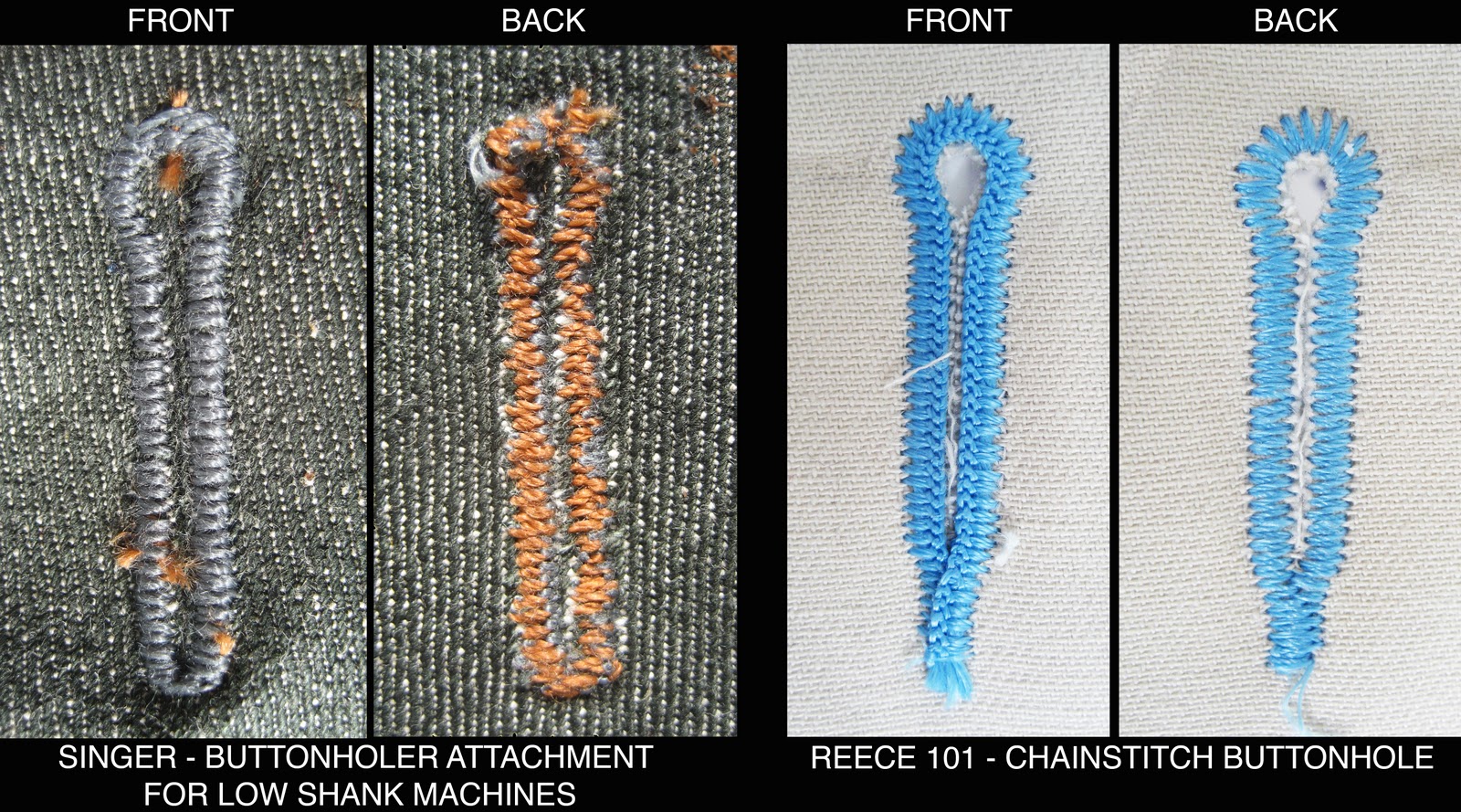 MOHSIN SAJID: Reece 101 "The Iron Duke" Chainstitch Key Hole Button Holes