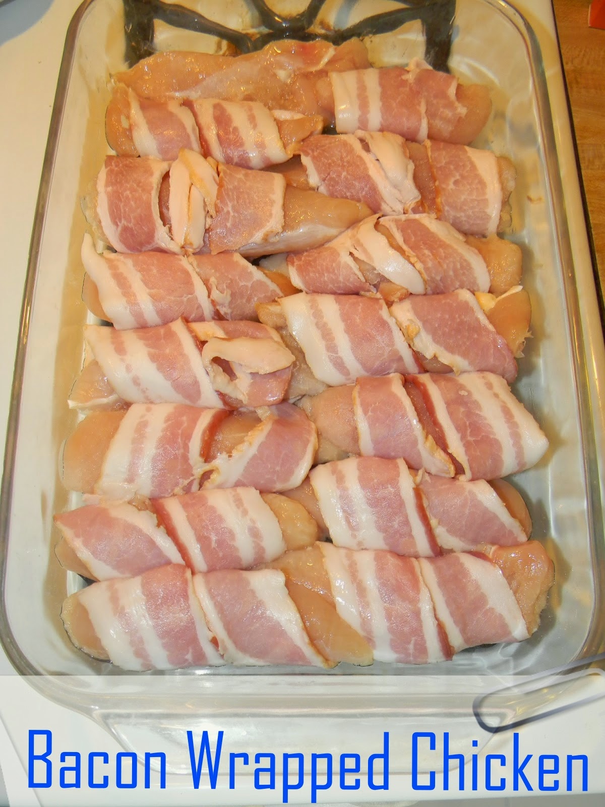 Growing to Four: Bacon Wrapped Chicken
