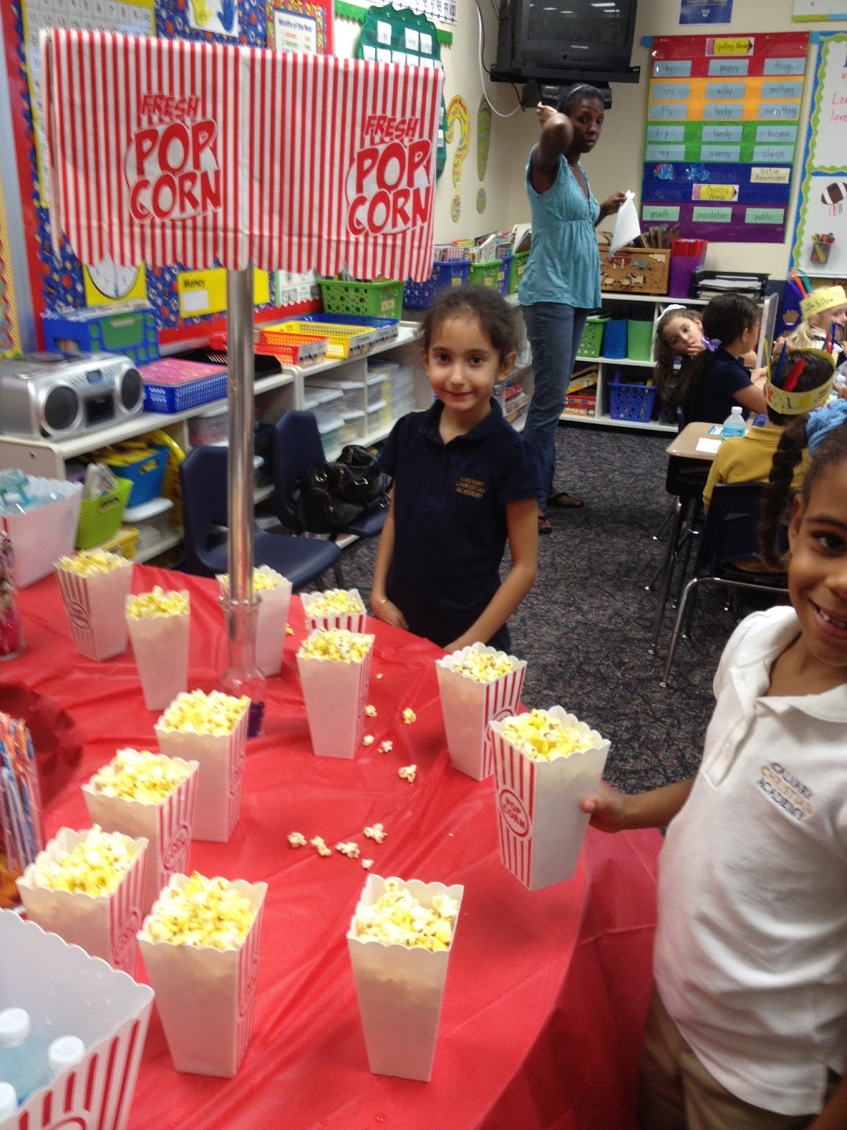 Learning With Mrs. Keller: Popcorn & Movie Compliment Party