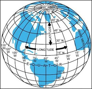 Revisando Geografia: As coordenadas geográficas: latitude, longitude e ...