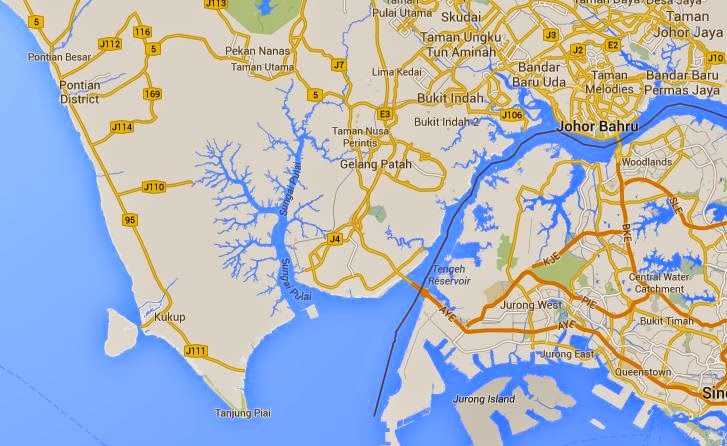 A Journey into the unknown - driving a Taxi: Kukup Malaysia Resort Trip