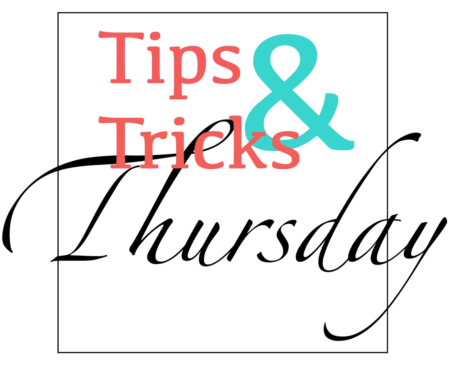 Tips & Tricks Thursday! | Frosted Designs