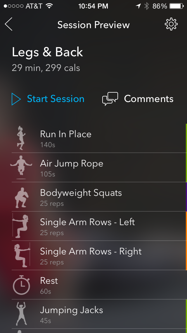 And Other Movie Cliches: Fitness review -- FitStar app