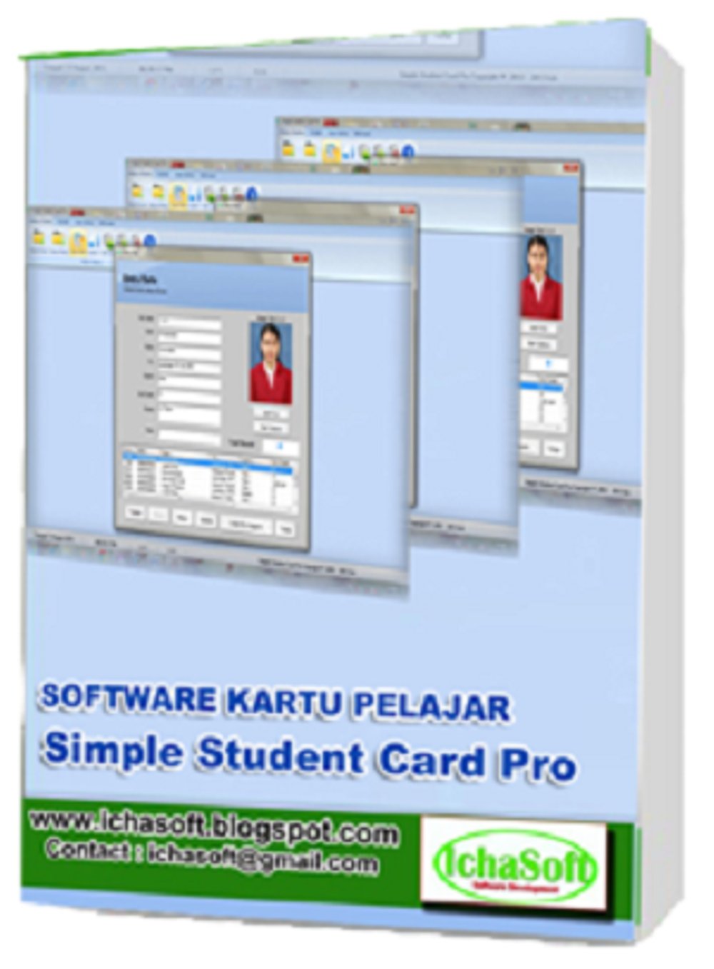 Software Cetak Kartu Pelajar Ichasoft Simple Student Card 1.9 Pro ...