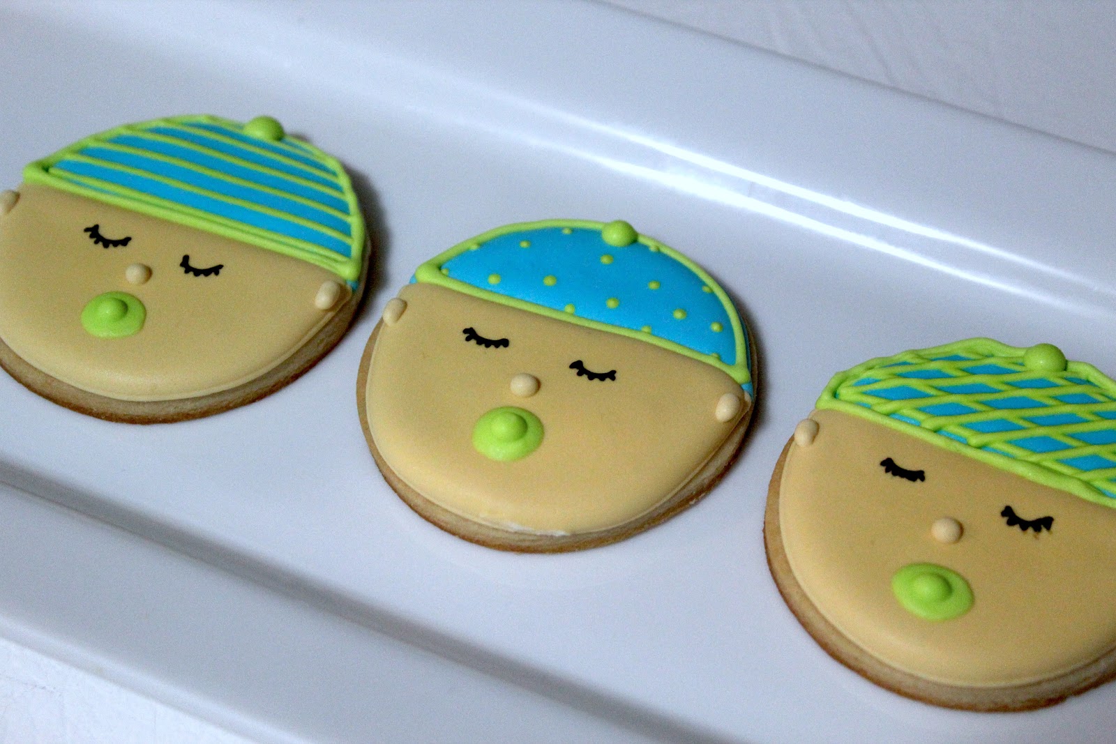 Baking in Heels: Sleeping Baby Face Cookies
