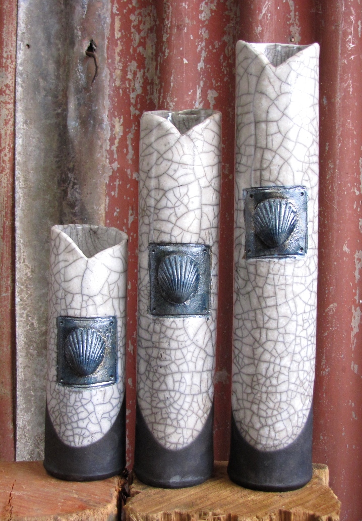 Jan Wallace Pottery: Successful Raku Firing Weekend