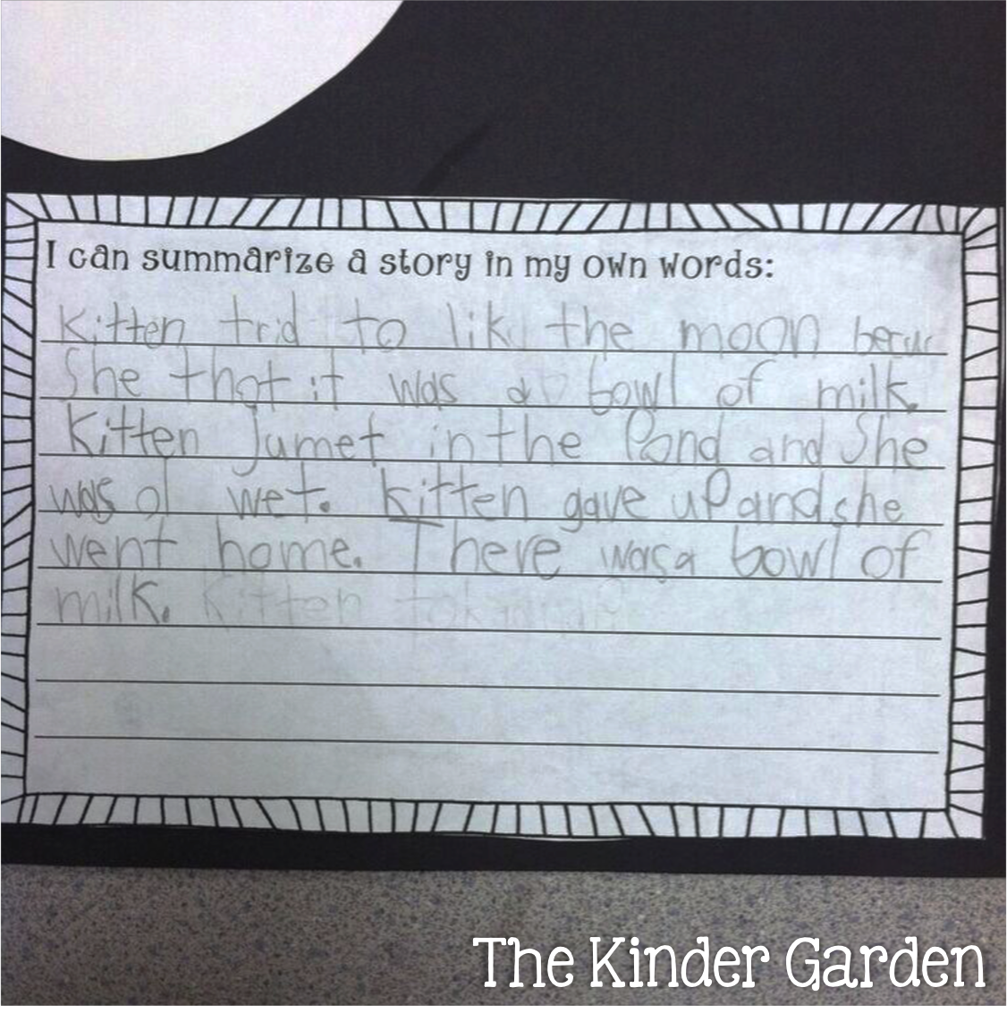 The Kinder Garden: Teaching Story Elements with Kevin Henkes Books