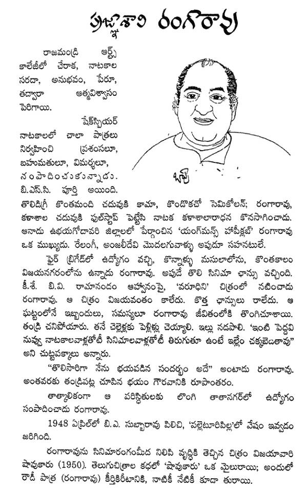 TELUGU WEB WORLD: PRAGNASALI SRI S.V.RANGA RAO GARU - LEGEND OF INDIAN ...