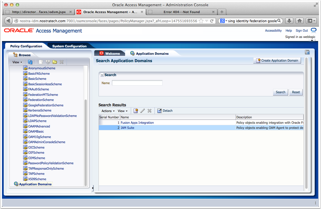 Nostra Technology: Integrasi Oracle Access Management (OAM) 11gR2 ...