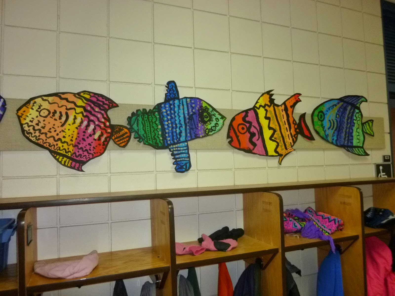 Mrs. Werner's Art Room: 2nd Grade Warm and Cool Color Fish
