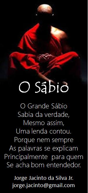Poemas do Jorge Jacinto da Silva Junior: Poesia: O Sábio