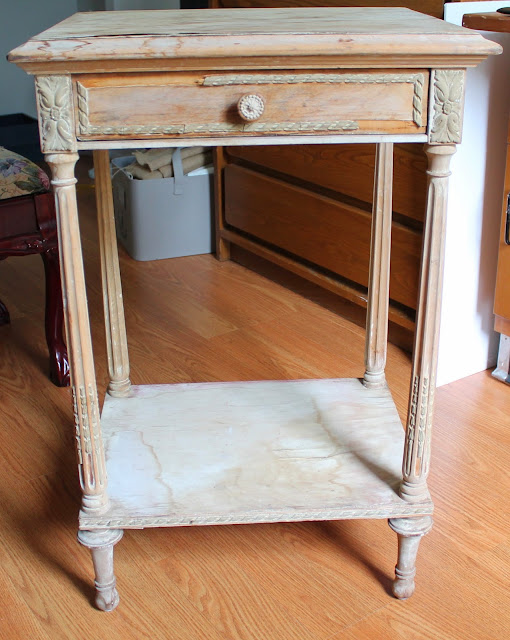 Finished Night table in the guest bedroom | love my simple home