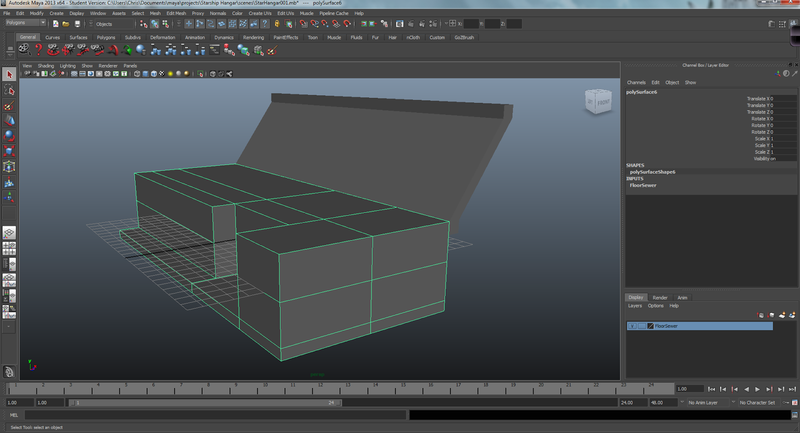 The Unified Projects ANI113205/7-13: DE Maya Prototype 2