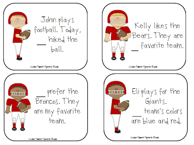 Football Game Day Grammar