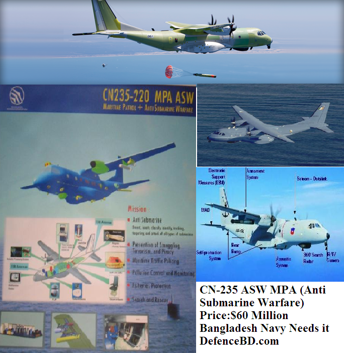 CN-235 ASW MPA for Bangladesh - Bangladesh Defence