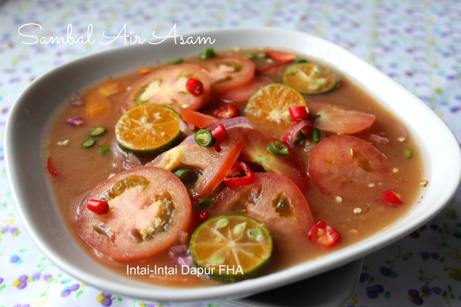 SAMBAL AIR ASAM - FHA Selemak Santan