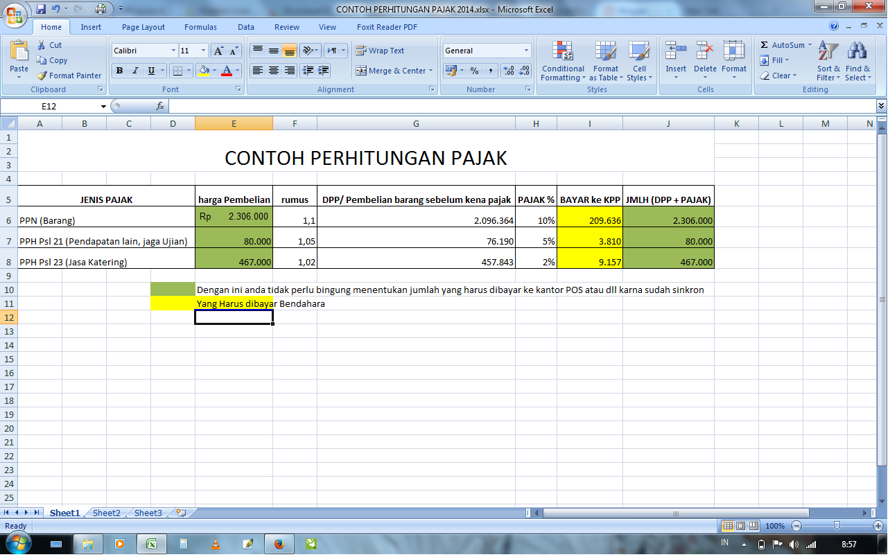 Perhitungan Pajak - Homecare24 Perhitungan Pajak - Homecare24