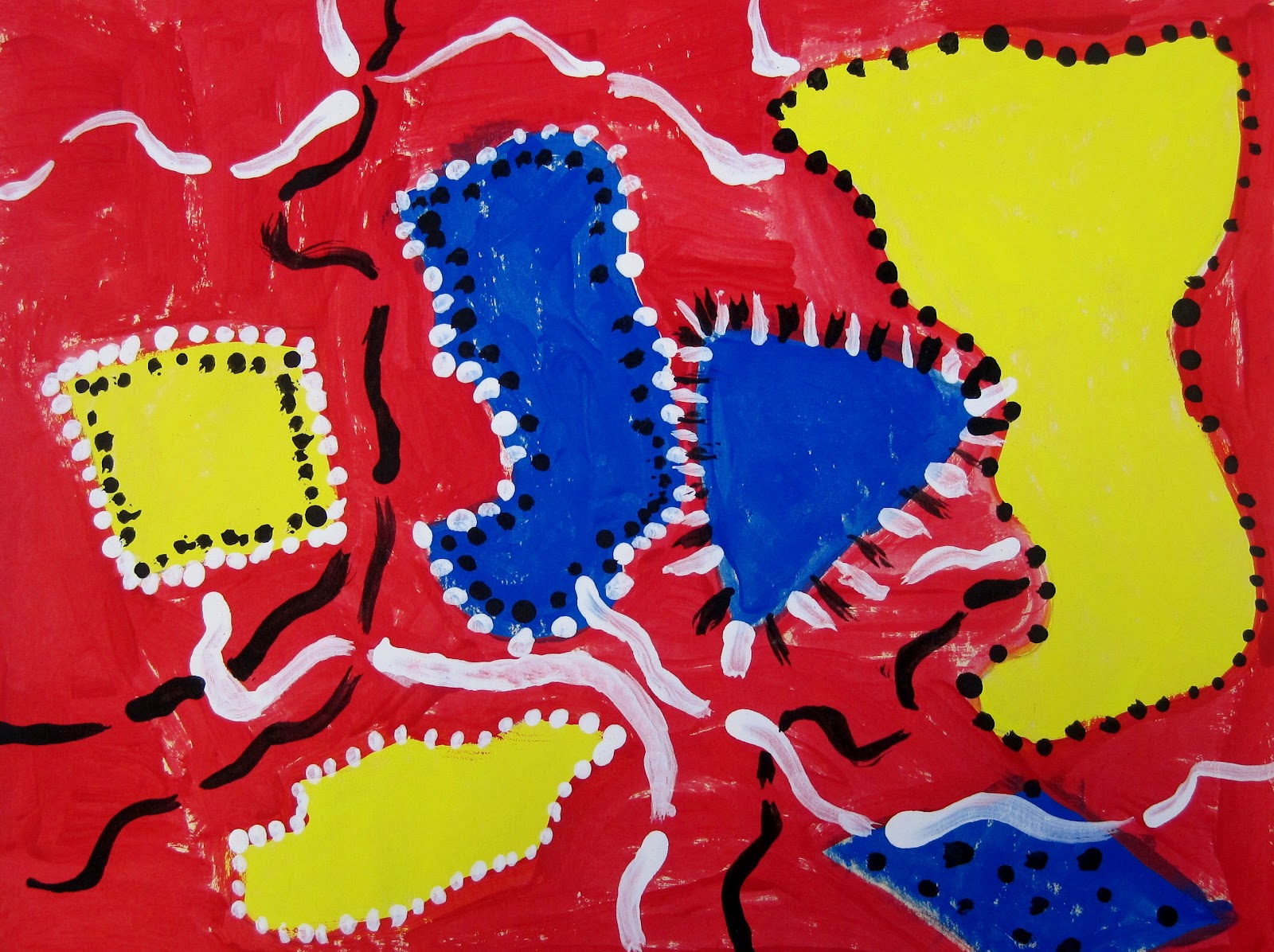 Barstow Art: Paintings using Primary Colors