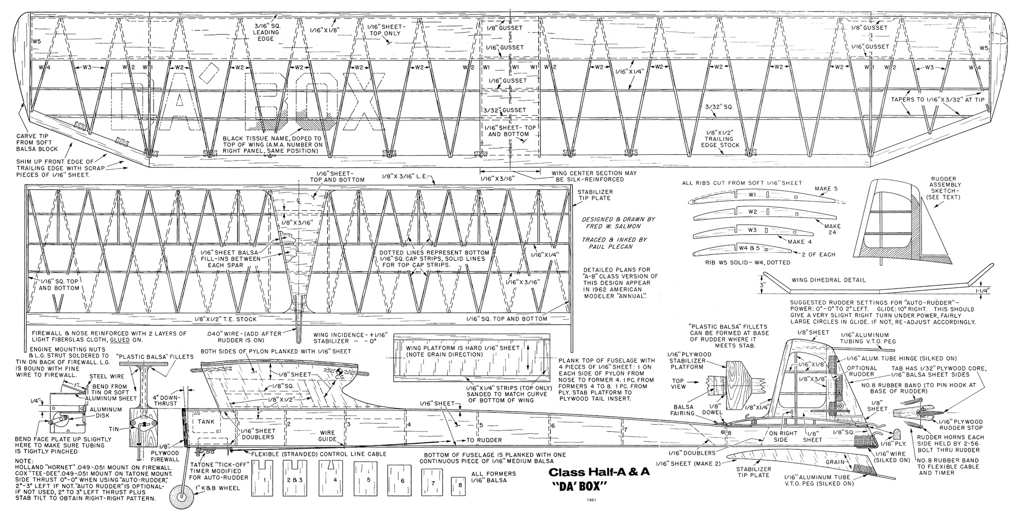 Volar Libremente - Free Flight Models Airplanes: DA BOX de Fred Salmon ...