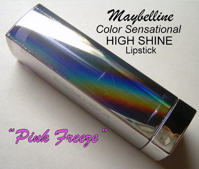 Review: Maybelline Color Sensational High Shine Lipstick in Pink Freeze ...