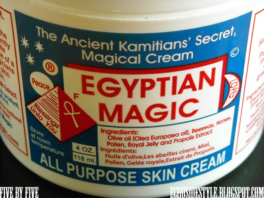 Five by Five: Egyptian Magic Cream