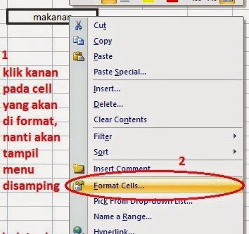 Pengenalan Ms. Excel (Memanfaatkan fungsi format untuk mengatur bentuk ...