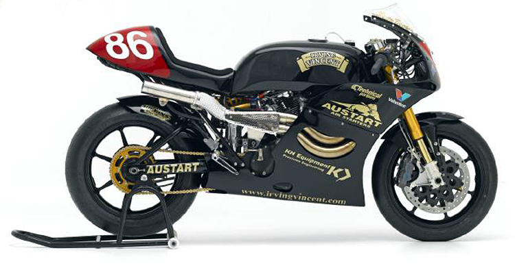 OddBike: The Irving-Vincent - Anachronistic Trackday Missile